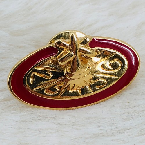 Monet Signed Roulette Wheel Gold Tone Enamel Lapel Tac Pin | eBay