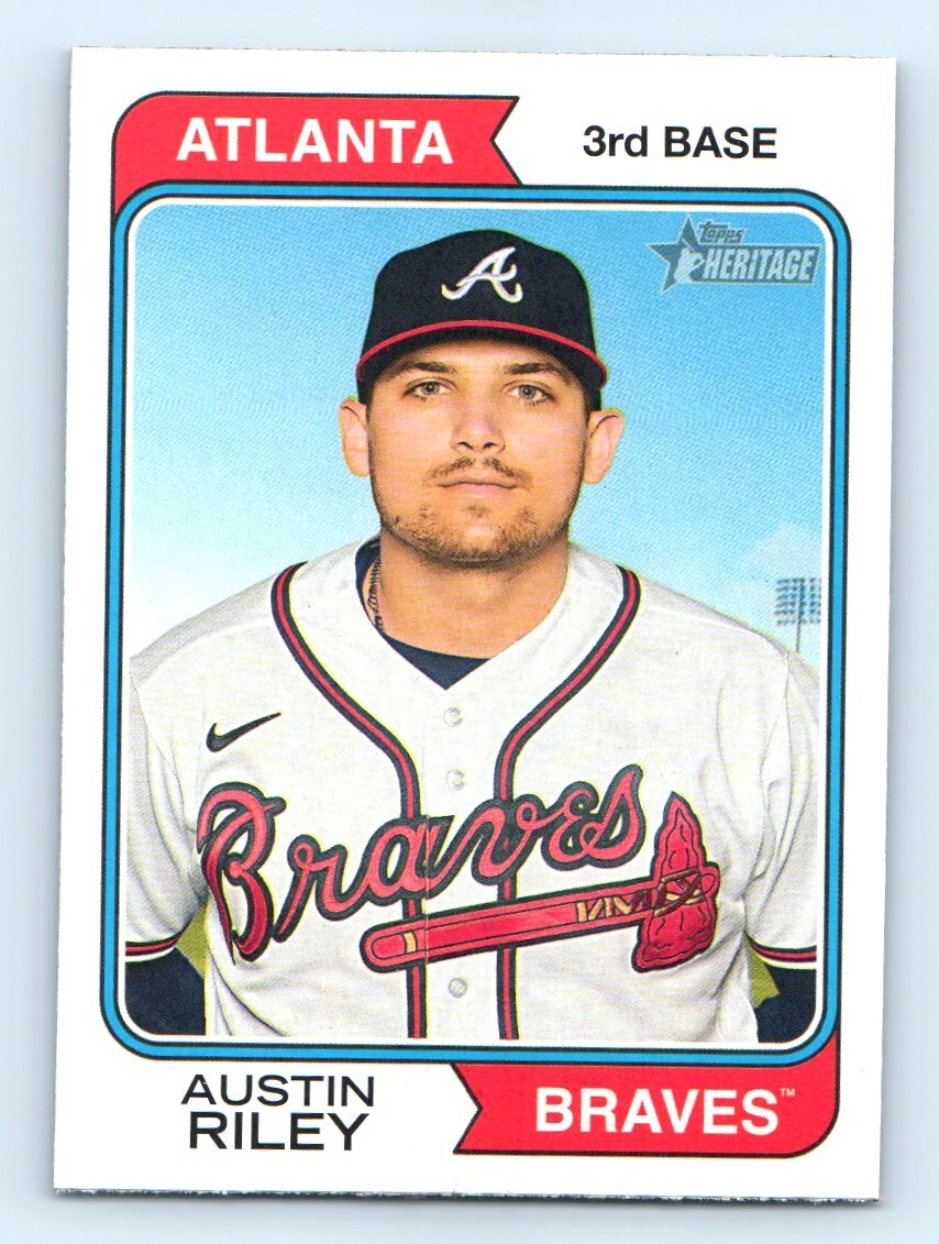 2023 Topps Heritage Austin Riley Atlanta Braves #82 | eBay
