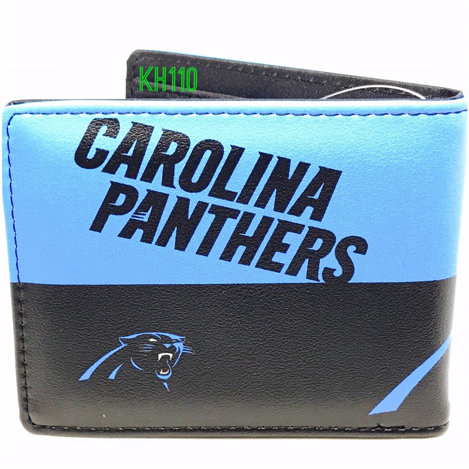 NFL Carolina Panthers Men's Printed Logo Leather Bi-Fold Wallet | eBay
