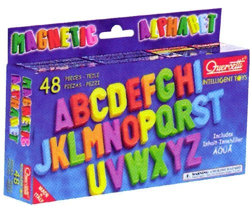 Quercetti Jumbo Uppercase Magnetic Letters Set of 40 for sale online | eBay