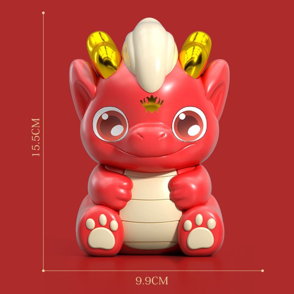 Chinese Zodiac Dragon Dragon Piggy Bank Plastic Banks Safe Box Cash ...