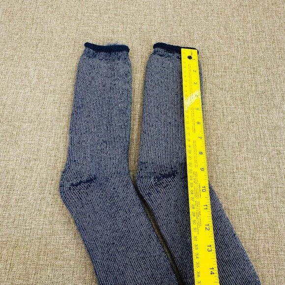New One Pair Mens & Womens Theramal Socks Blue Winter Soft Thick Socks ...
