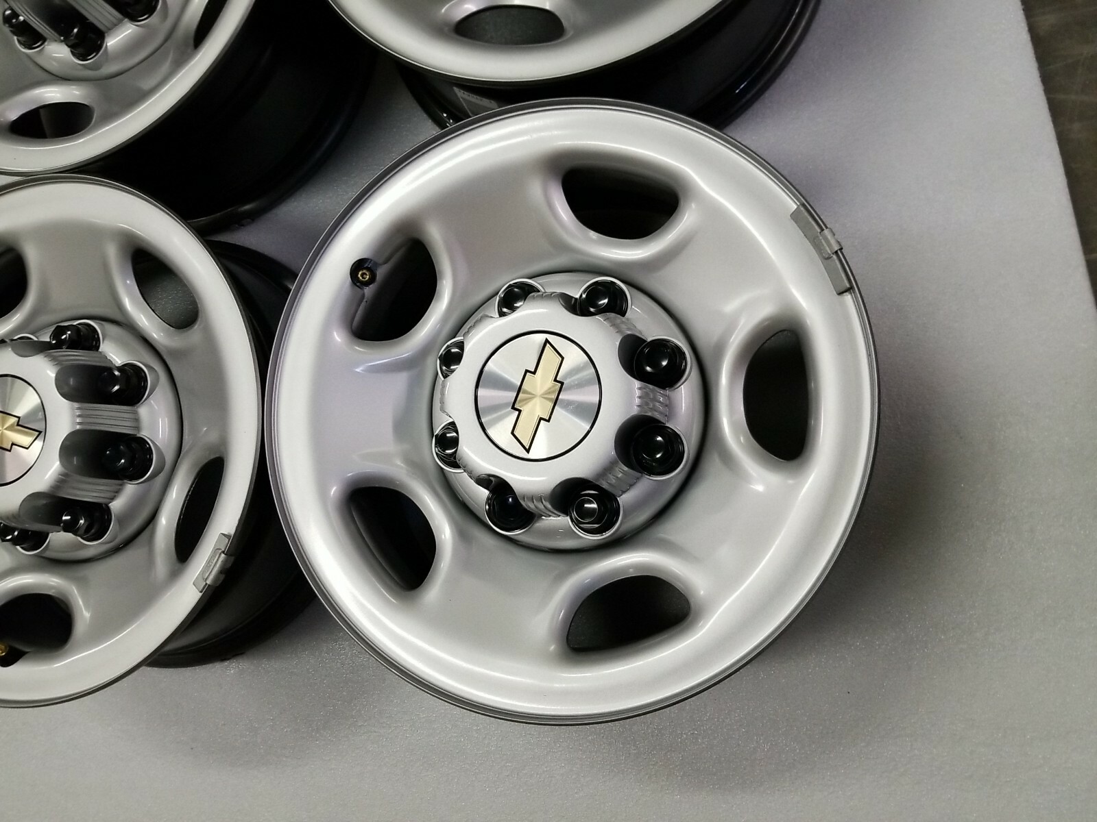 2003-2010 Chevy Express Van 1-10 Silverado 2500 8 Lug 16" OE Gray Steel ...