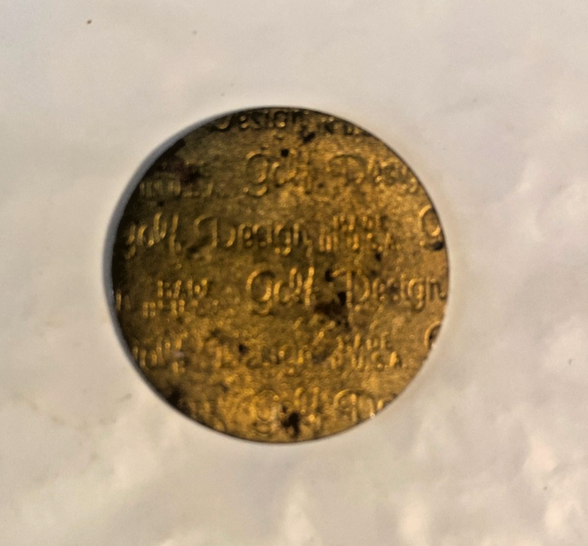 MISSION HILLS COUNTRY CLUB, RANCHO MIRAGE, CA. 1"-coin style Ball ...