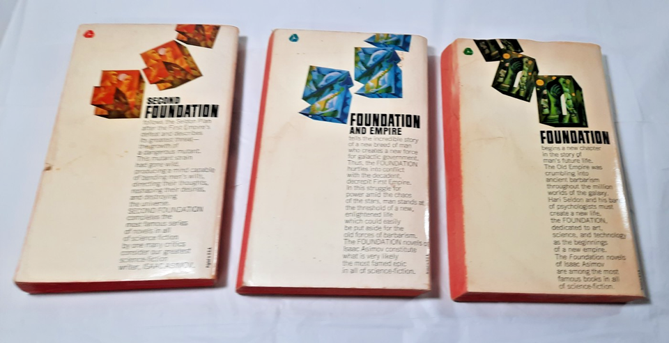 The Foundation Trilogy Isaac Asimov Vintage Avon Science Fiction ...