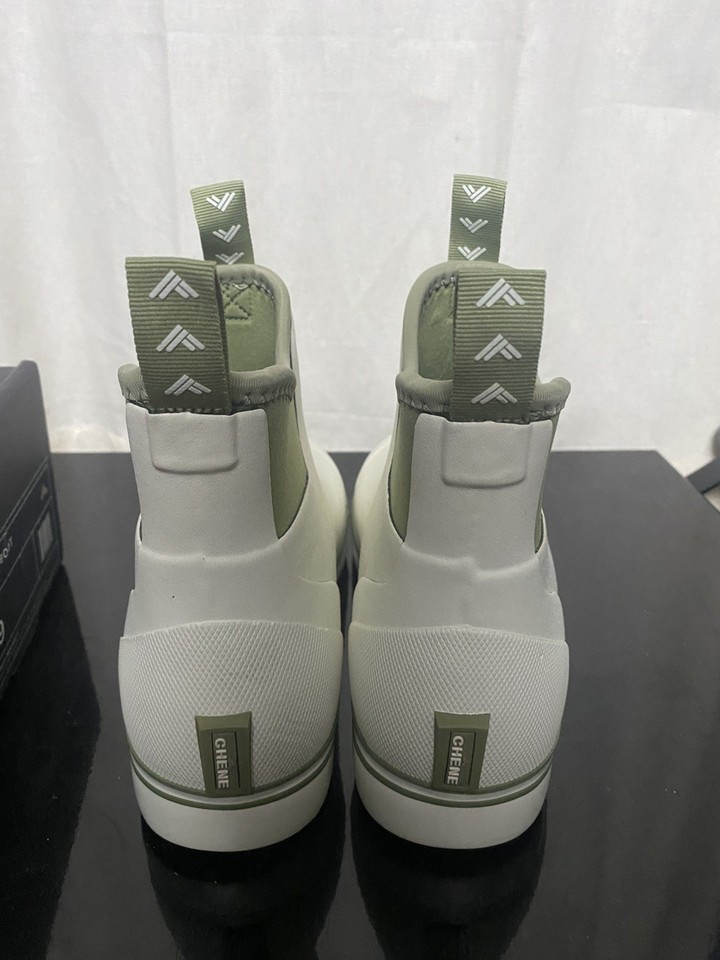 Chene Womens Size 9 Scout Rubber Boots Bone/Sage CHN9010 | eBay