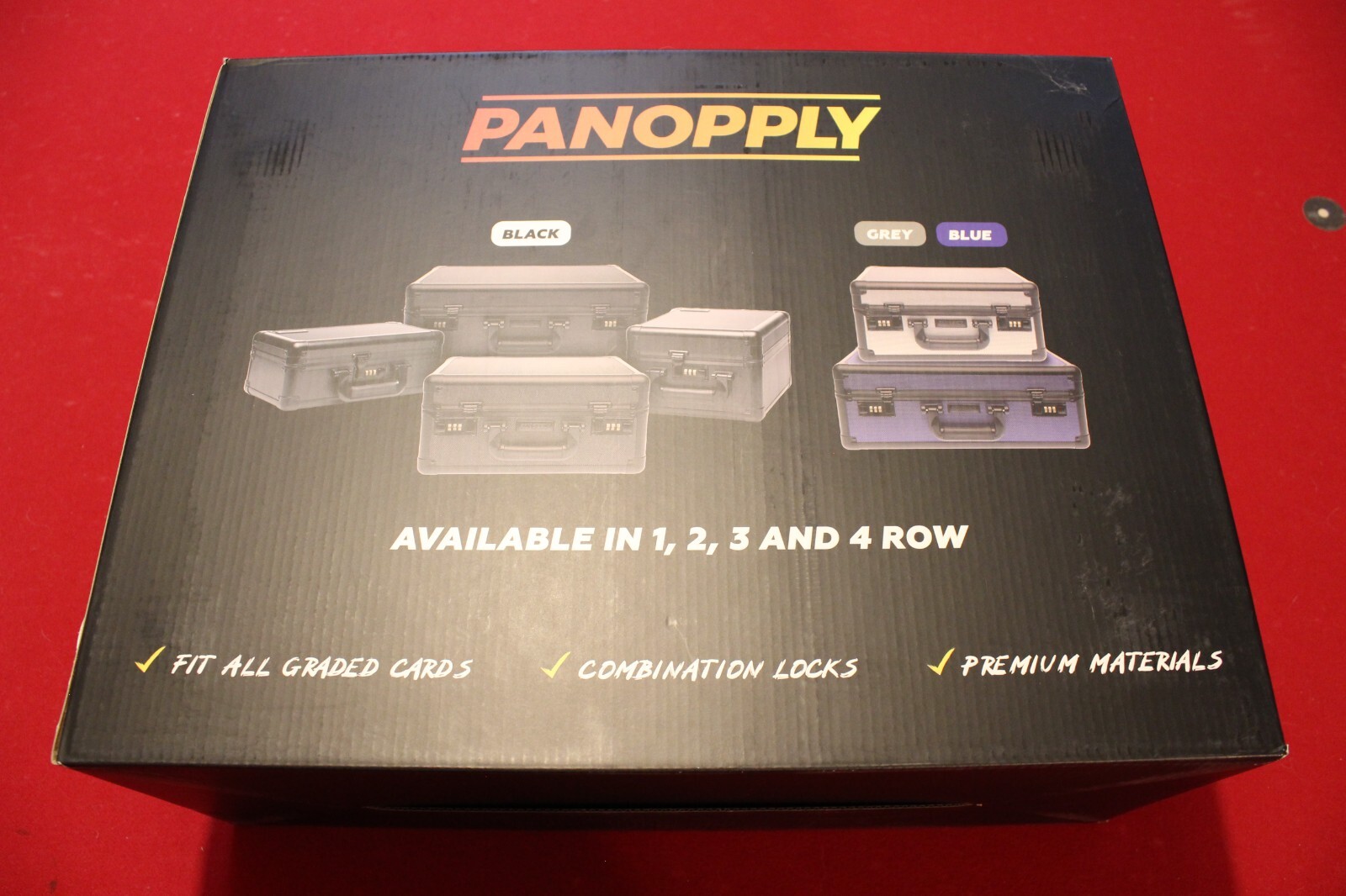 Panopply 160+ 4 Row Graded Card Case BGS PSA Graded Card Storage Box ...