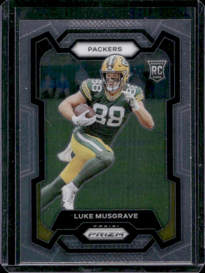 2023 Panini Prizm Luke Musgrave RC Base Rookie Card #337 Green Bay ...
