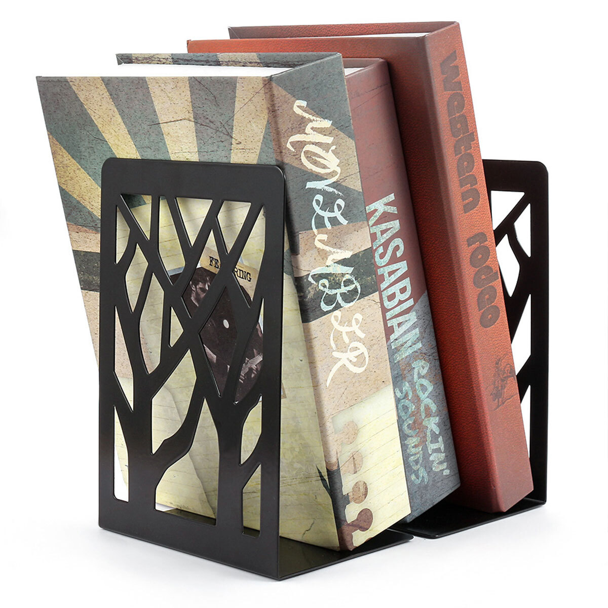 6x Ständer Buchstütze Buchstützen Buchständer Buchhalter Metall Für ...