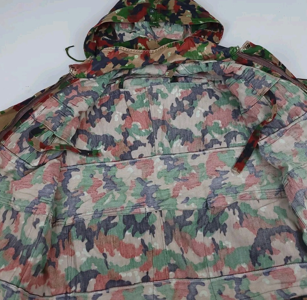 Vintage Swiss Army Camouflage Cargo Tech Military Jac… - Gem