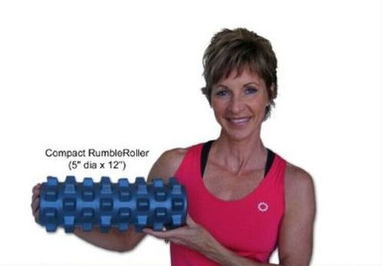 Rumble Roller Original 12.5" Compact Textured Foam Roller - Massage and ...