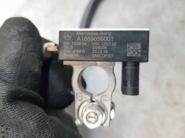 Mercedes-Benz a W176 Negative Battery Cable A1669056001 2017 11792292 ...