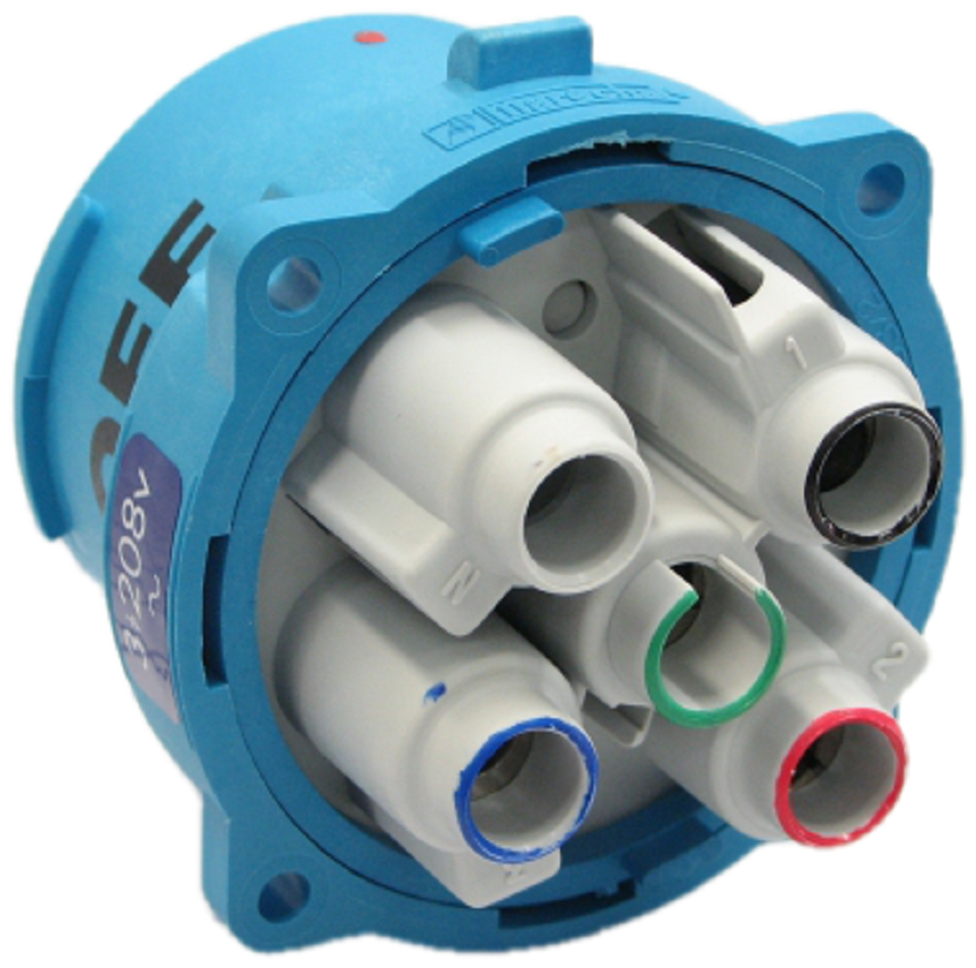 Meltric 33-68076 Inlet Plug 60A 250VAC DS60 Welding Motor Gen Sets ...