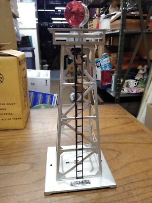 Vtg Lionel #394 Rotating Beacon Metal Yard Tower 0 Gauge Trains | eBay