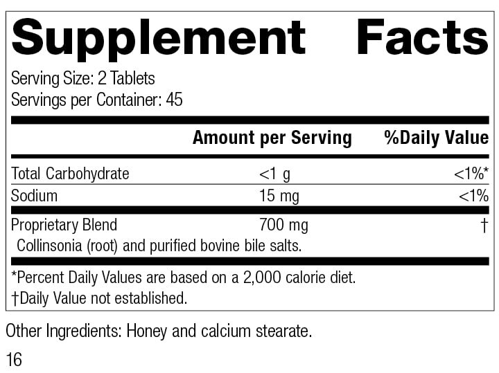 Standard Process Cholacol - Gallbladder Support Supplement - 90 Tablets ...
