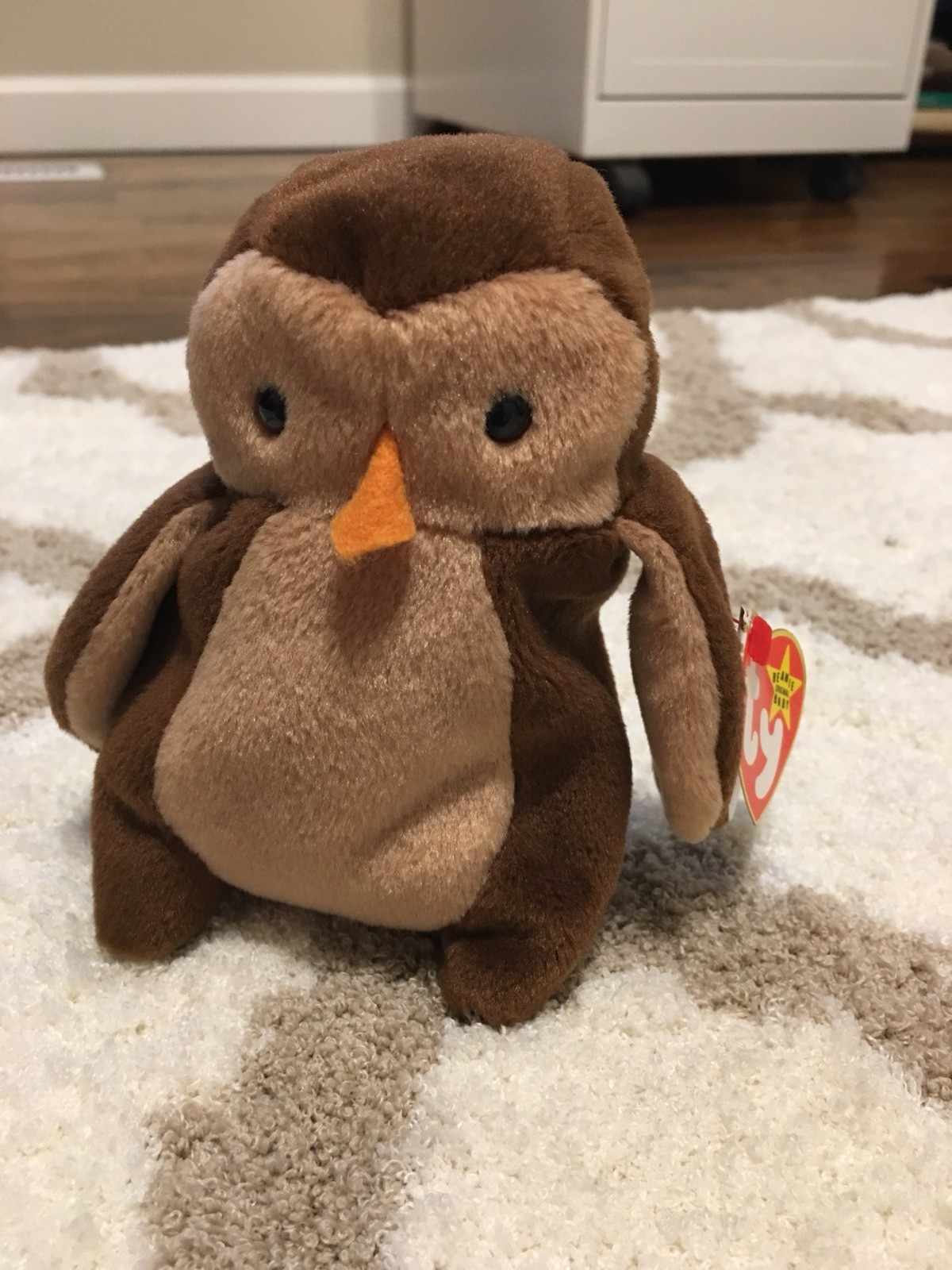 Hoot Beanie Baby With No Website On Tag!! Rare Error! Mint!! 4th/3rd ...
