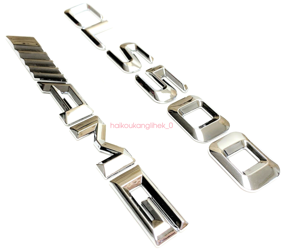 #CHROME CLS500 + AMG FIT REAR TRUNK EMBLEM BADGE NAMEPLATE DECAL NUMBER ...