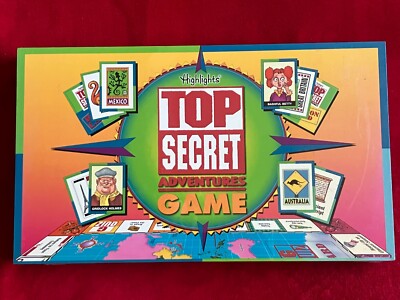 Highlights Top Secret Adventures Game Board Game SEALED ** CHRISTMAS ...