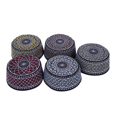 1pc Muslim Arabic Cap Mens Hats Prayer Islam Egyptian Kufi Topi Beanie ...