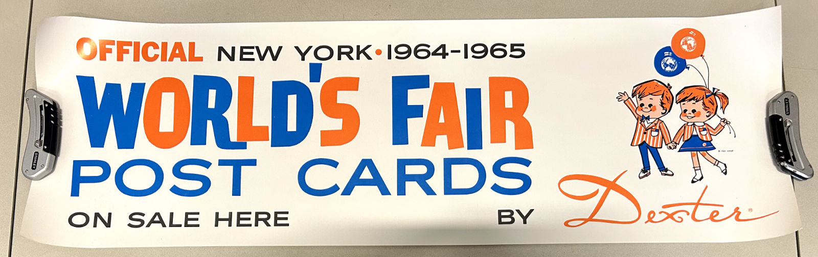 Vintage New York 1964-1965 Worlds Fair Post Cards On Sale Here Poster ...