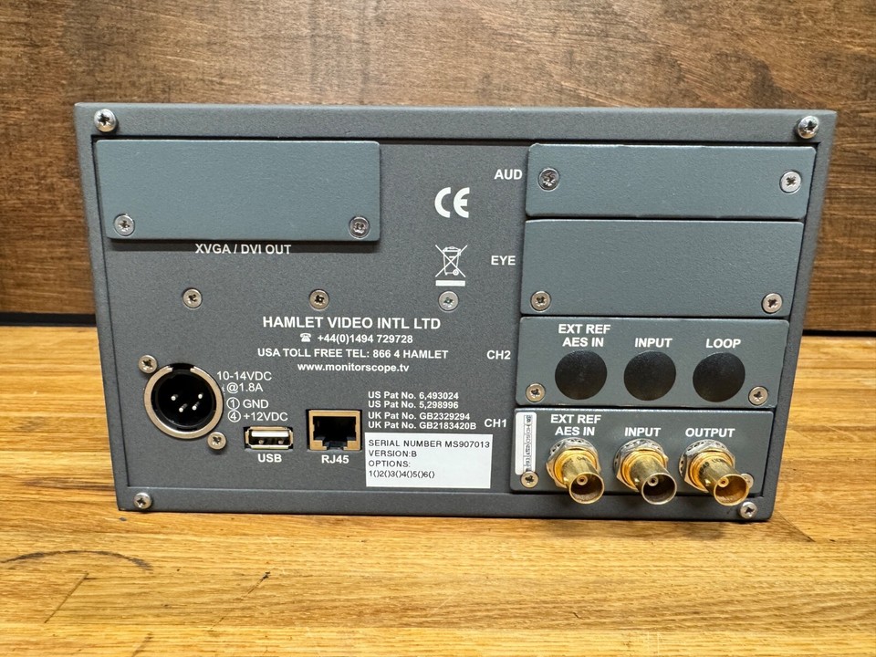 Hamlet MonitorScope MS9000 3G, HD, SD Waveform vector scope | eBay UK