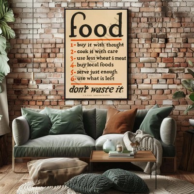 Food Conservation Tips Poster | eBay UK