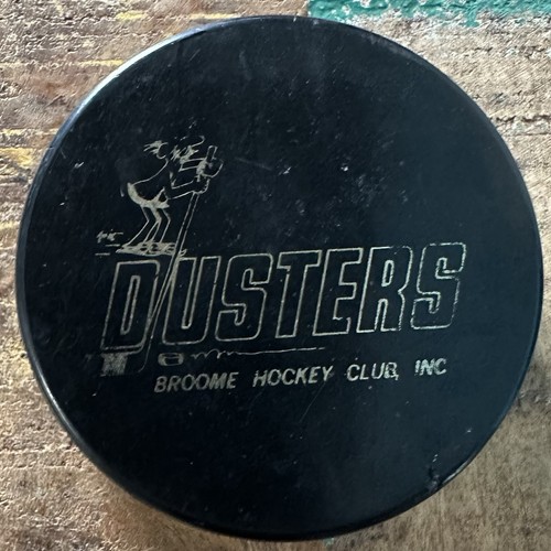 Broome Dusters Hockey Club NAHL Puck | eBay