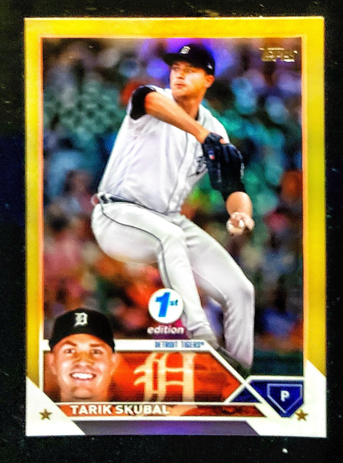 Tarik Skiable 2023 Topps Series 1 1st Edition Gold Foil #74 print run ...
