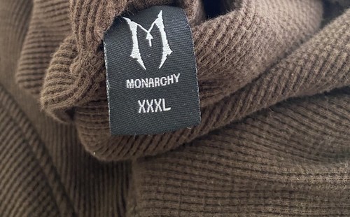 Monarchy LA Reversible Embroidered Grunge Long Sweatshirt Jacket Sz ...