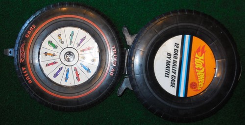 Hot Wheels Vintage Redline 12 Car Rally Case Black Wheel Red Letters ...