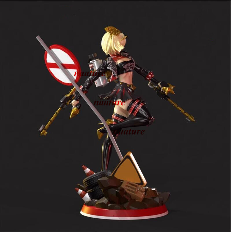 Burnice White 1/4 Unpainted GK Model 3D Print Figure Unassembled Resin ...