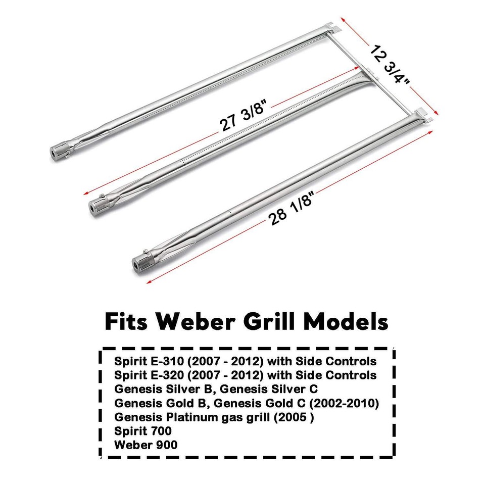 BBQ Gas Grill Parts for Weber Spirit E310 E320, Genesis Silver B C, Platinum B C | eBay