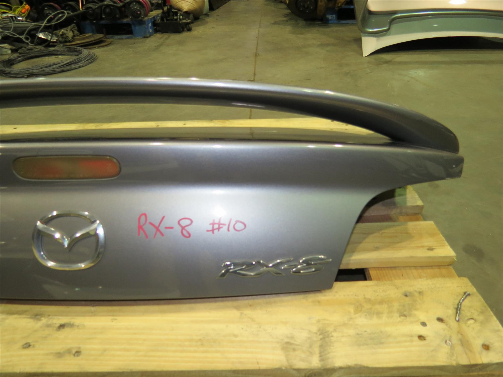2004-2008 Mazda RX-8 Trunk Lid W/ Spoiler Wing JDM 13B RX8 SE3P Trunk ...