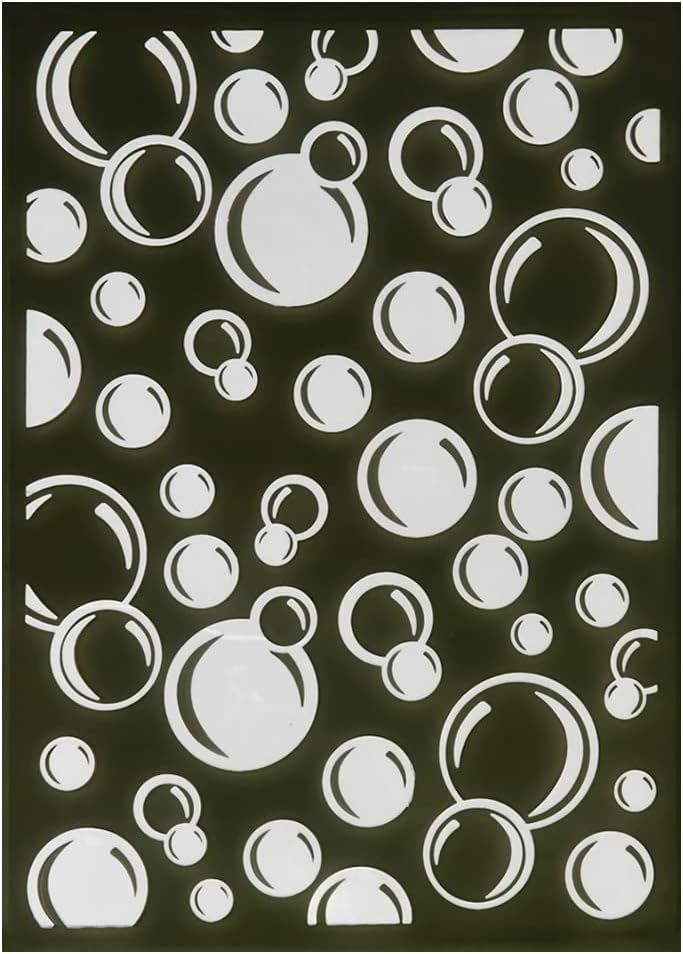 DDOUJOY Bubble Background Plastic Embossing Folders for Card Making ...