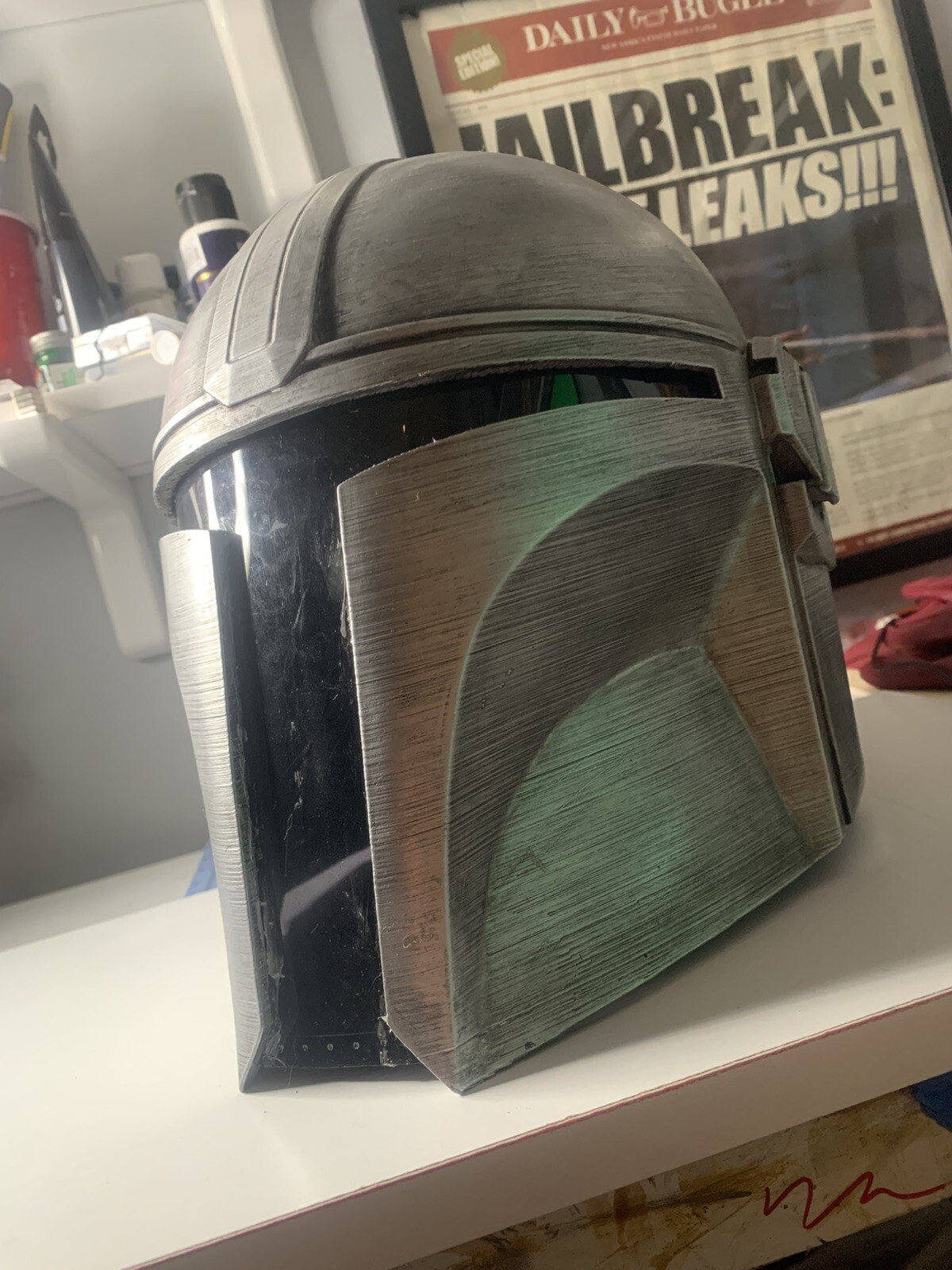 The Mandalorian 3D Printed Helmet (Fully Painted) 22 Inch Head-size | eBay
