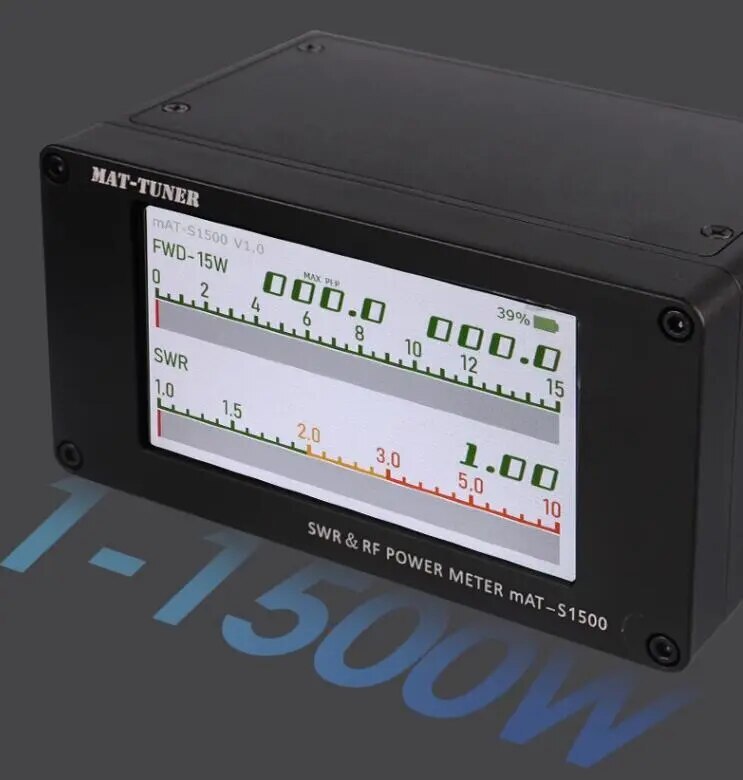 mAT-S1500 1500W 1.8-54MHz SWR & Power Meter For HF Shortwave Radio 4 ...