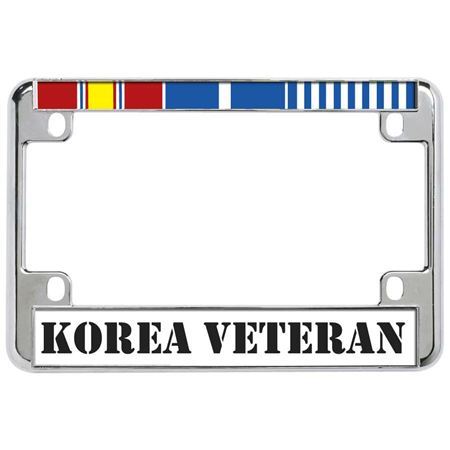 KOREA VETERAN Military Metal Motorcycle License Plate Frame Tag | eBay