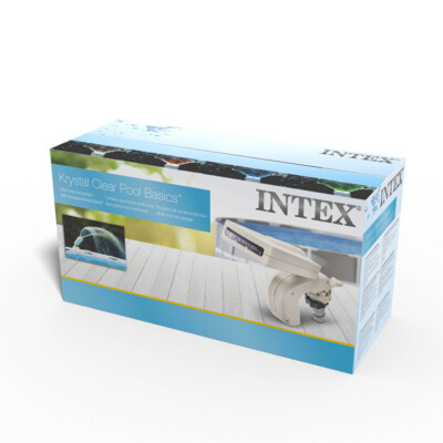 Intex Multi-Color Above Ground Decorative Waterfall Pool LED Light Show ...