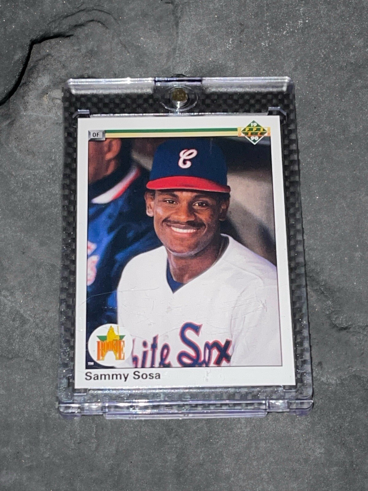 1990 Upper Deck - #17 Sammy Sosa Rookie Card - Rare DOB Error - MINT ...
