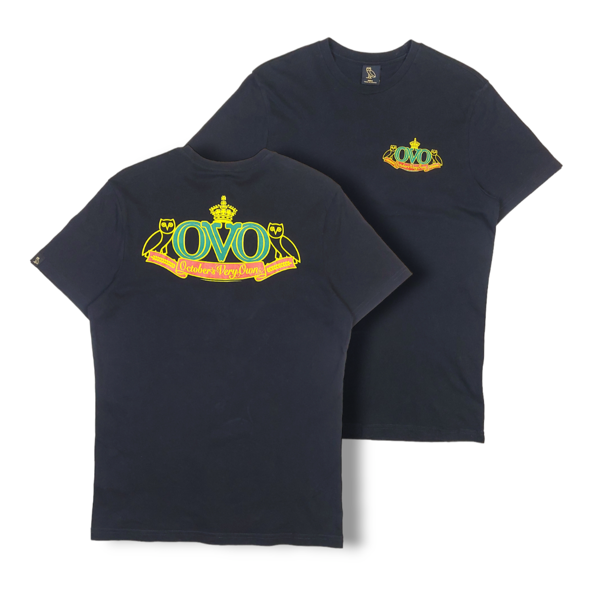 Ovo T Shirt Sizing OVO Spellout Black T Shirt – Hypeclub.net
