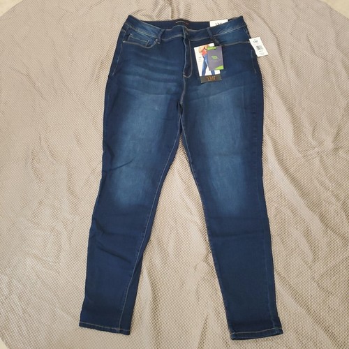 YMI Womens High Rise Jeans Size 18 Dark Blue Denim Medium Wash | eBay