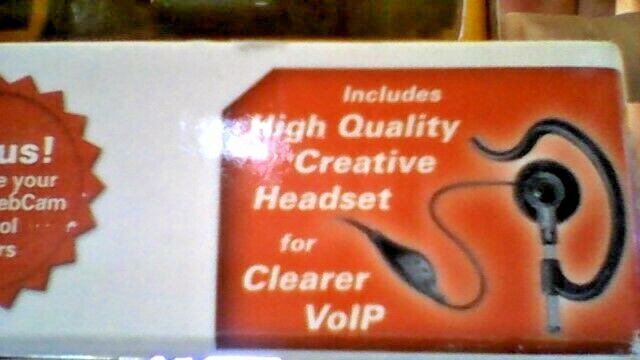 Creative Live Webcam VF0050 Camera With Clip Built in Microphone for ...