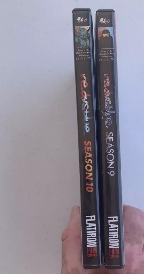 Red Vs Blue Season 9 &10 Lot Project Freelancer DVD Rooster Teeth Rare ...