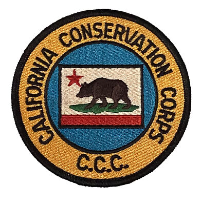 California Conservation Corps CCC CA 3.5" Patch Sew/ Iron On | eBay