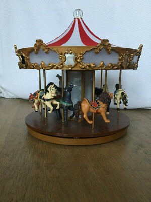 Christmas Merry Go Round in Working Condition | eBay