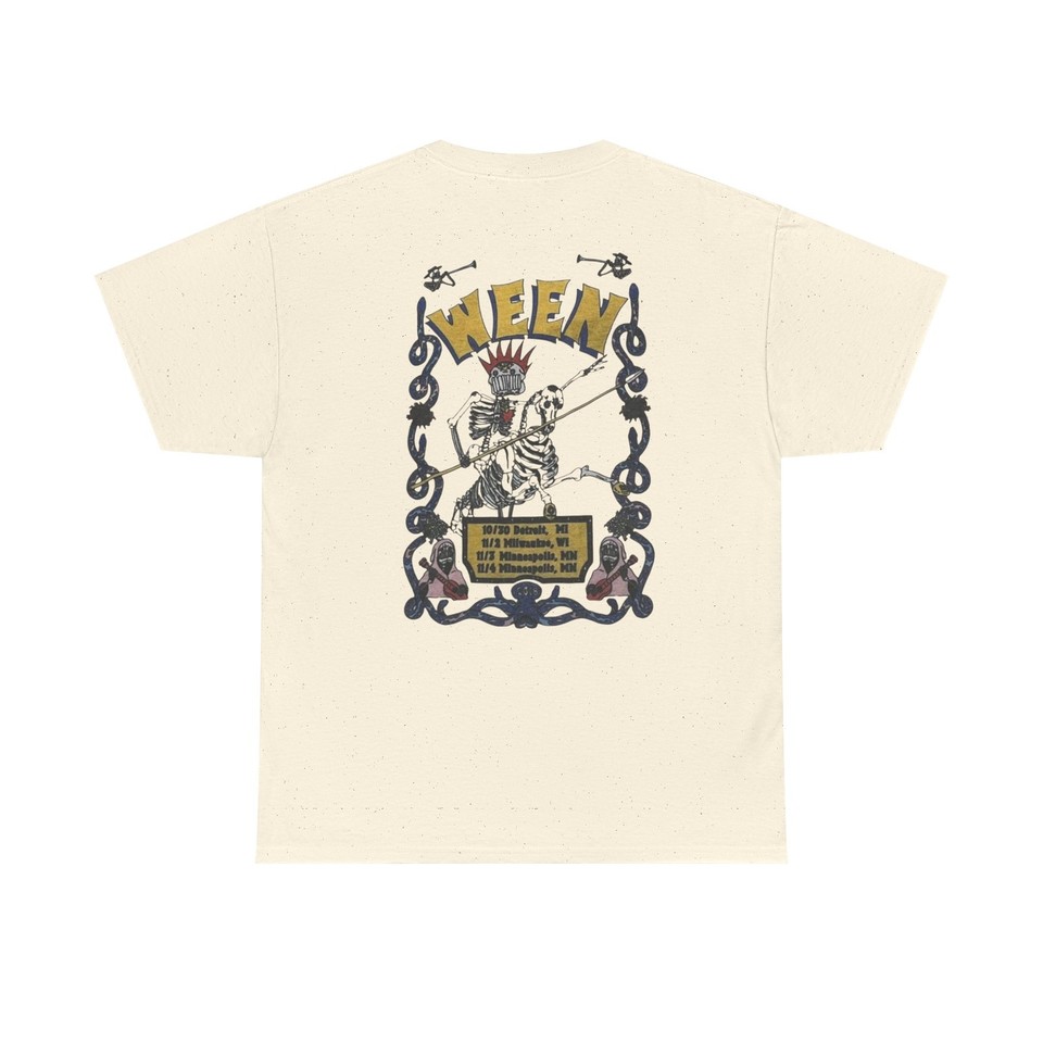 Ween Tour Boognish Logo Graphic Jam Band Shakedown Unisex Lot Tee | eBay