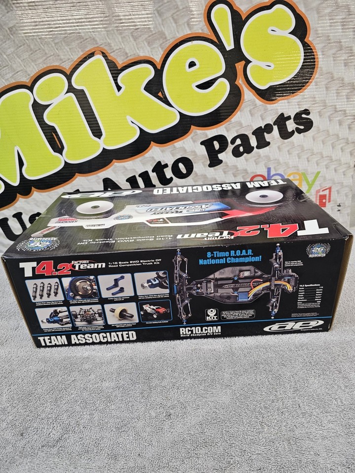 Team Associated RC10T4.2 Factory Team #7025 New In Box Factory Sealed ...