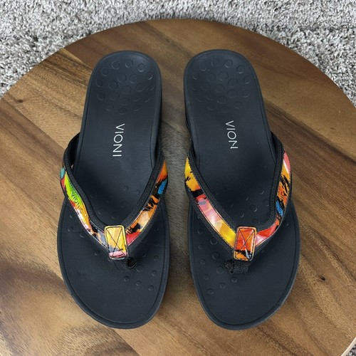 Vionic Pacific High Tide Sandals Women Size 10 Multicolor Platform Flip ...