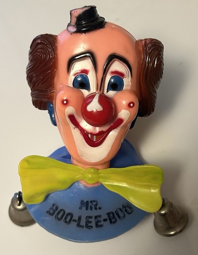 Cool Vintage Mr Boo Lee Boo Clown Toy With Bells Retro Toy Circus ...
