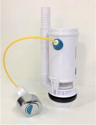 Toilet Push Button Dual Flush Cistern Syphon Valve oval Button | eBay UK